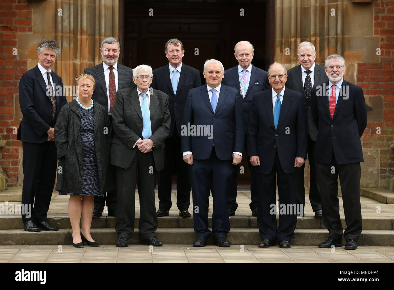 (back row left to right) Jonathan Powell, Lord John Alderdice, Lord ...