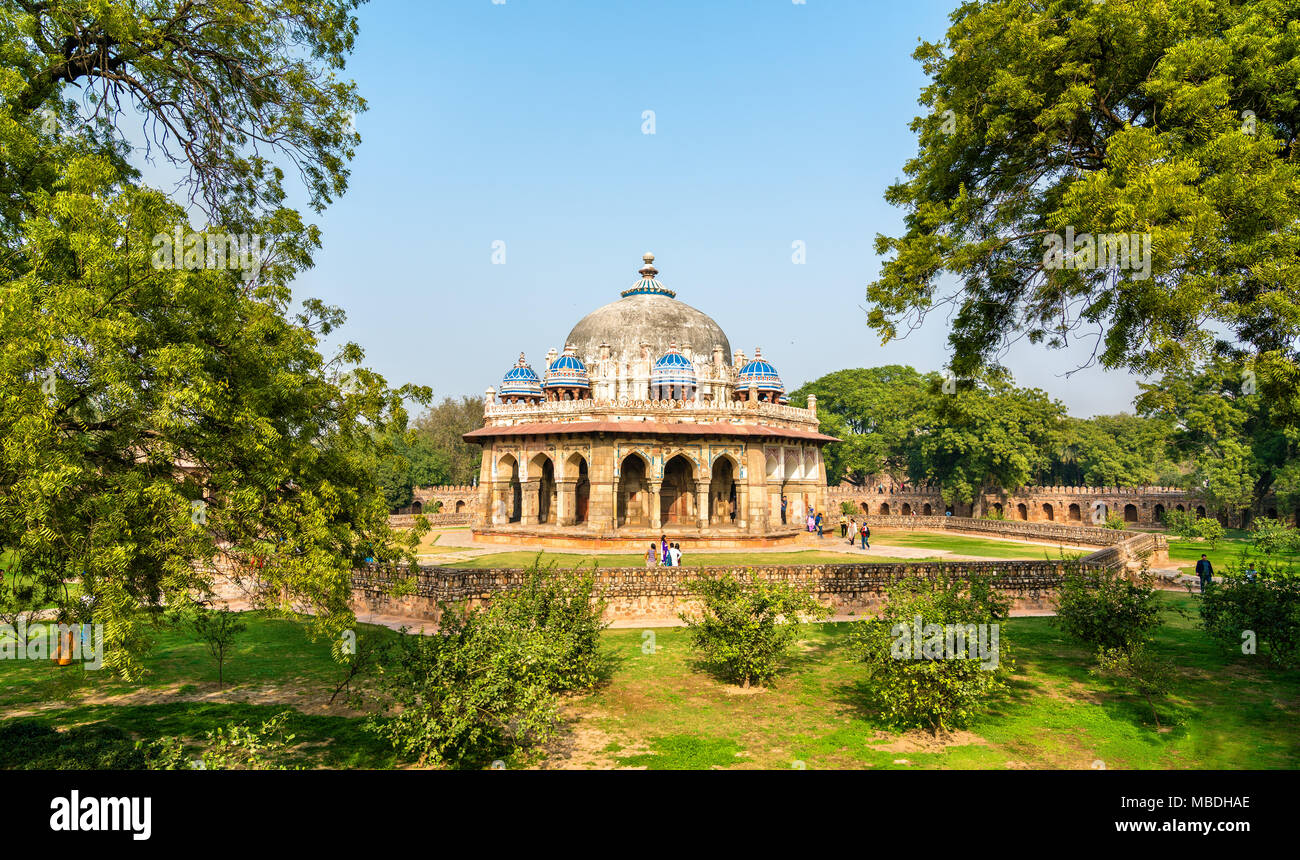 Isa Khan Tomb at the Humayun Tomb Complex in Delhi, India Stock Photo ...