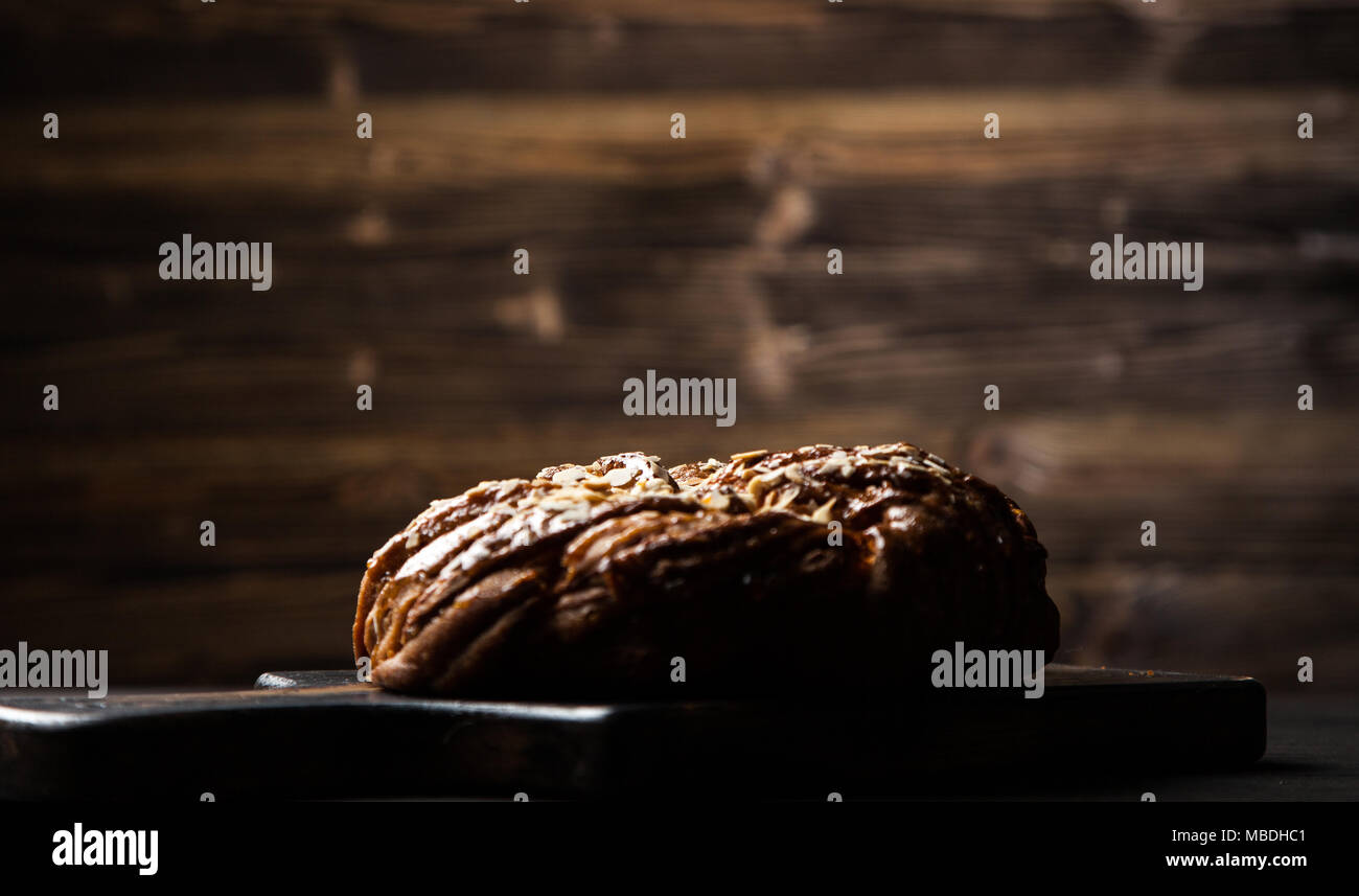 Sweet maple syrup bread Stock Photo - Alamy