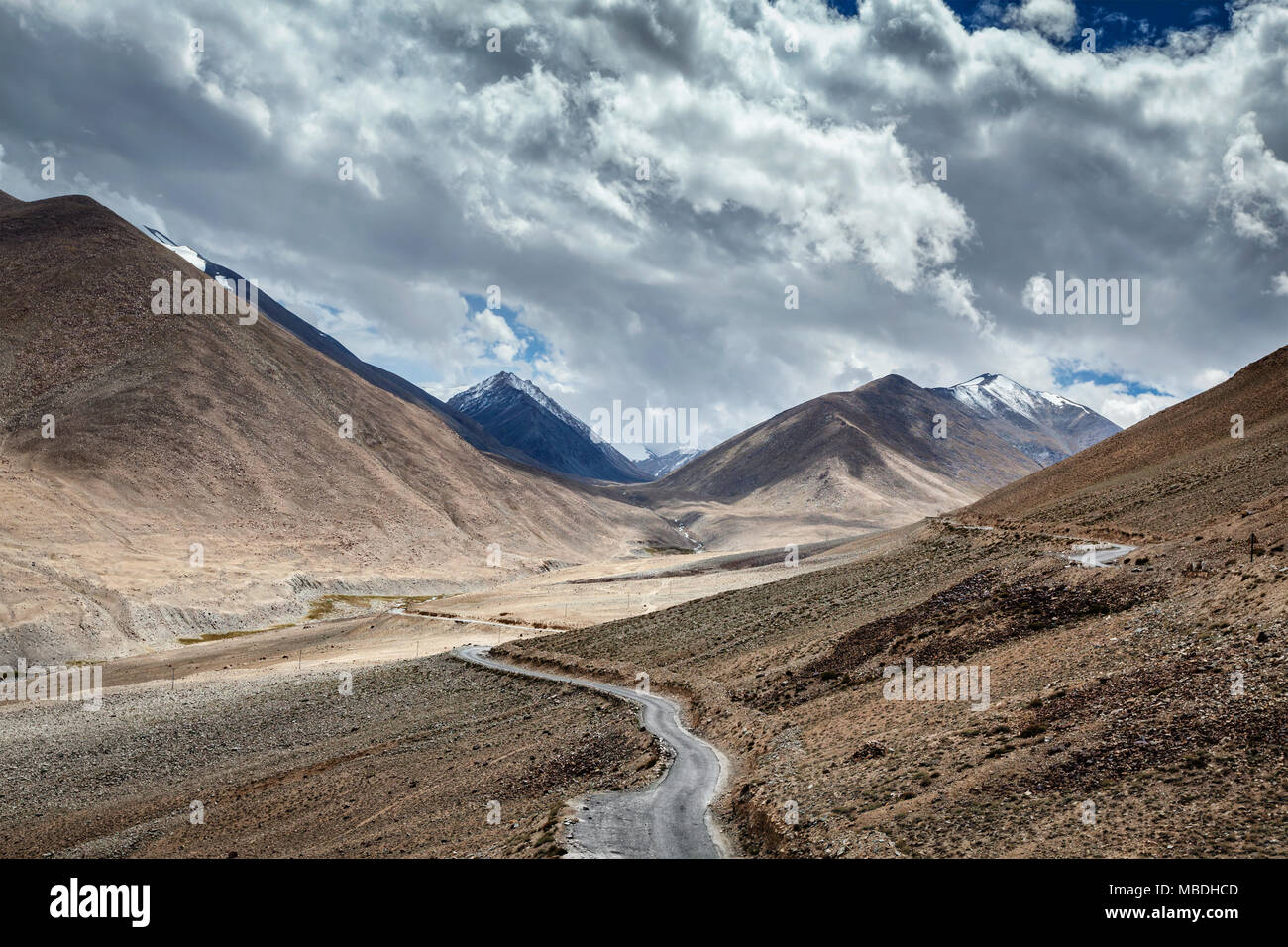 Road in Himalayas Stock Photo - Alamy