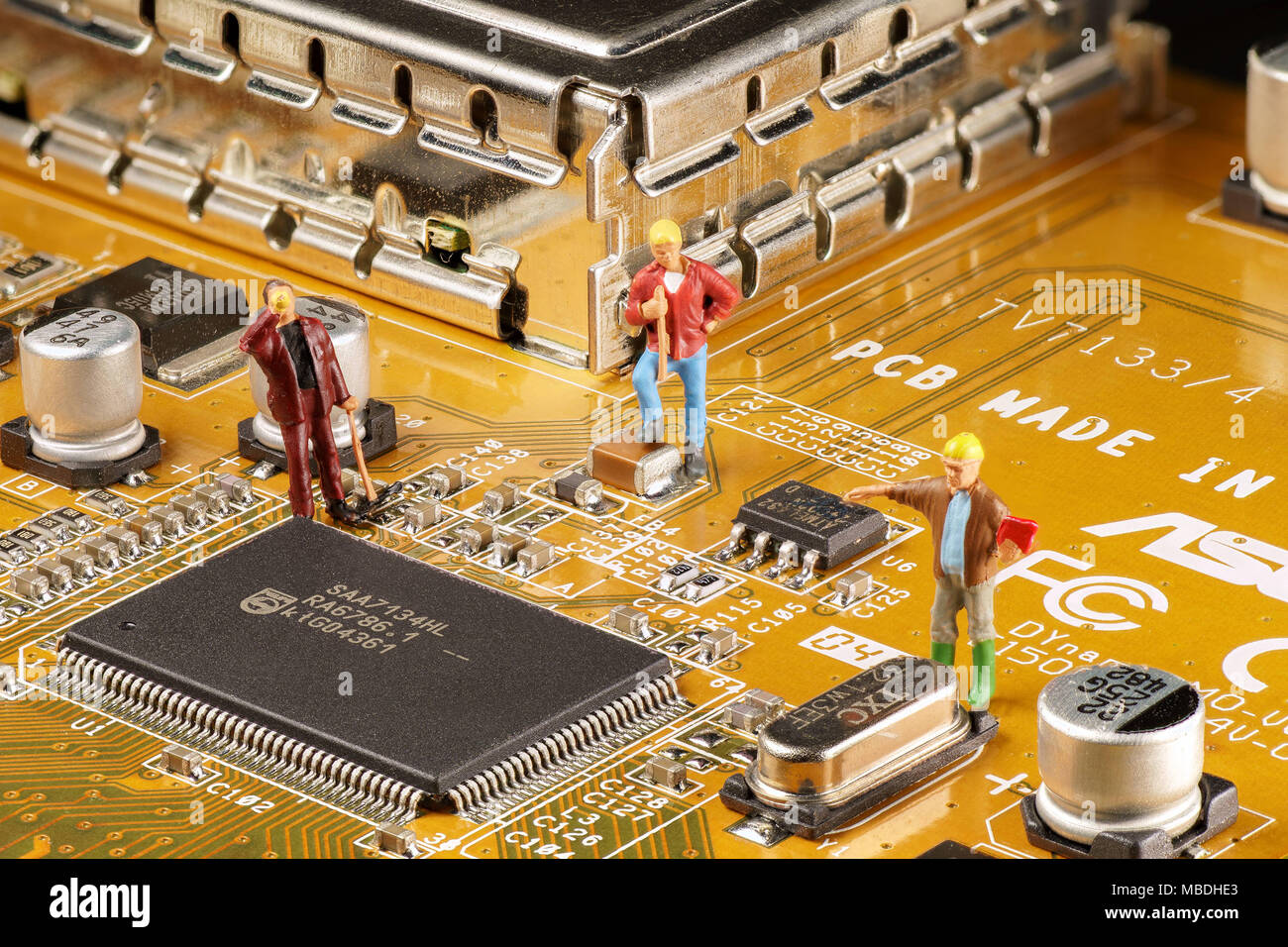 Miniature pcb hi-res stock photography and images - Alamy