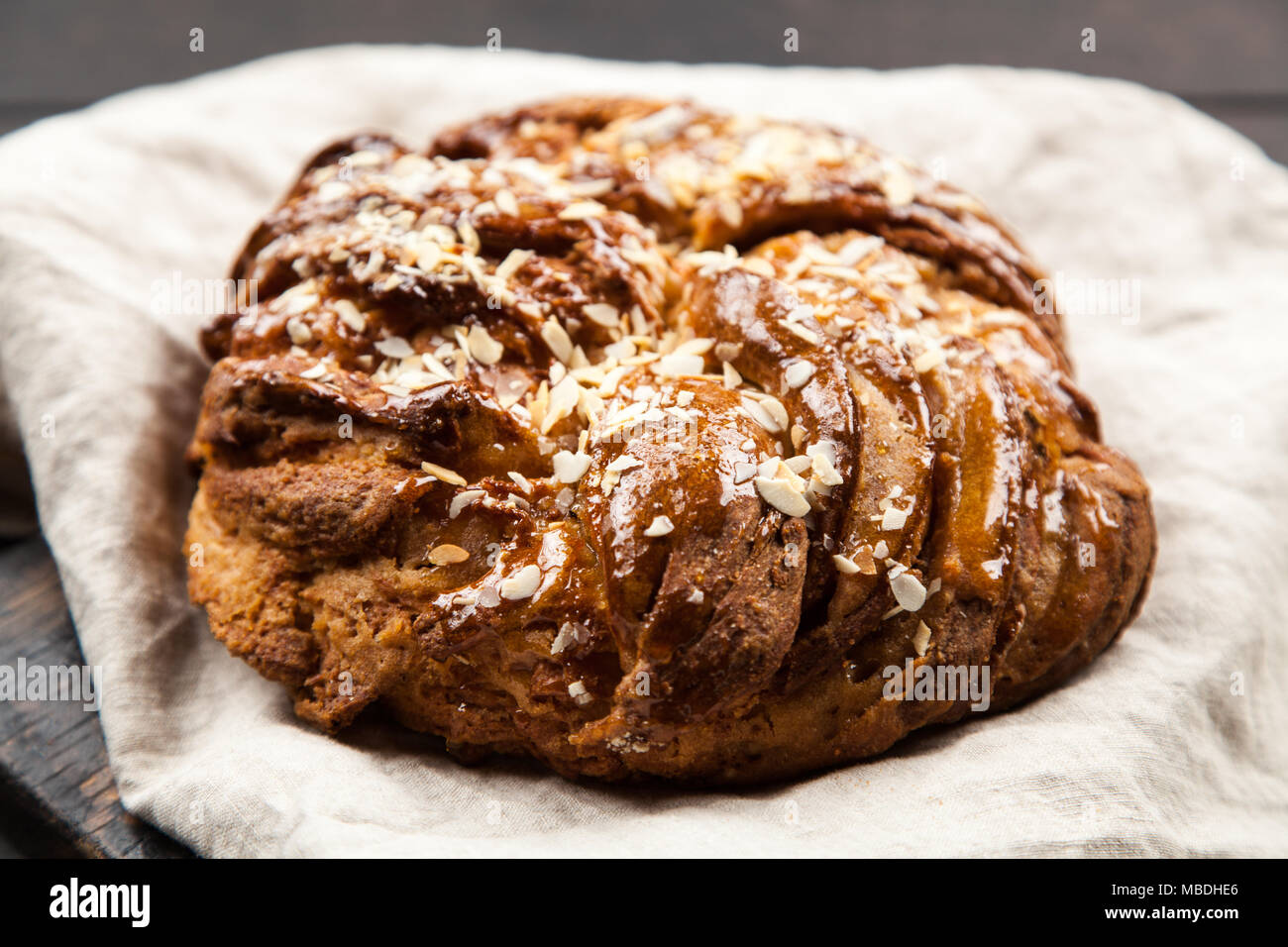 Sweet maple syrup bread Stock Photo - Alamy