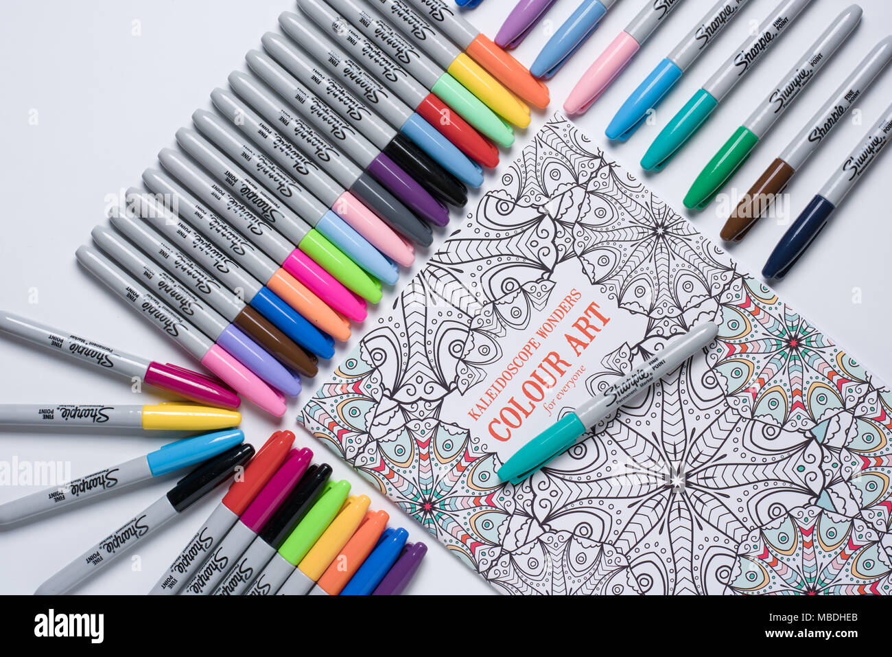 Colouring pen hi-res stock photography and images - Alamy