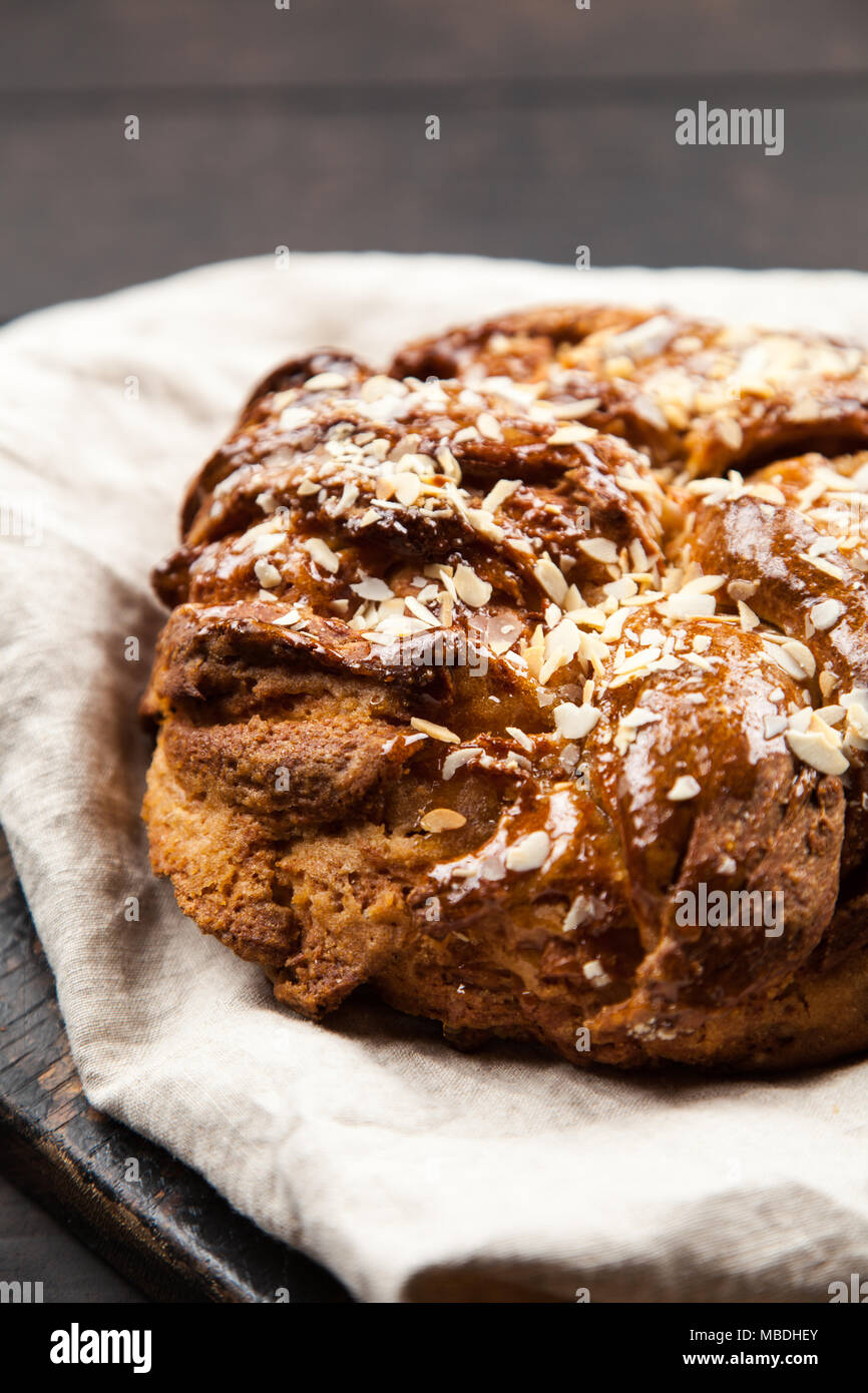 Sweet maple syrup bread Stock Photo - Alamy