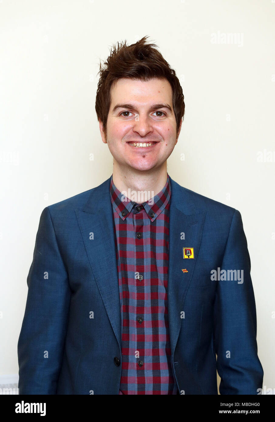 David Gregory, 28, of Blyth,Northumberland, who has received an ...