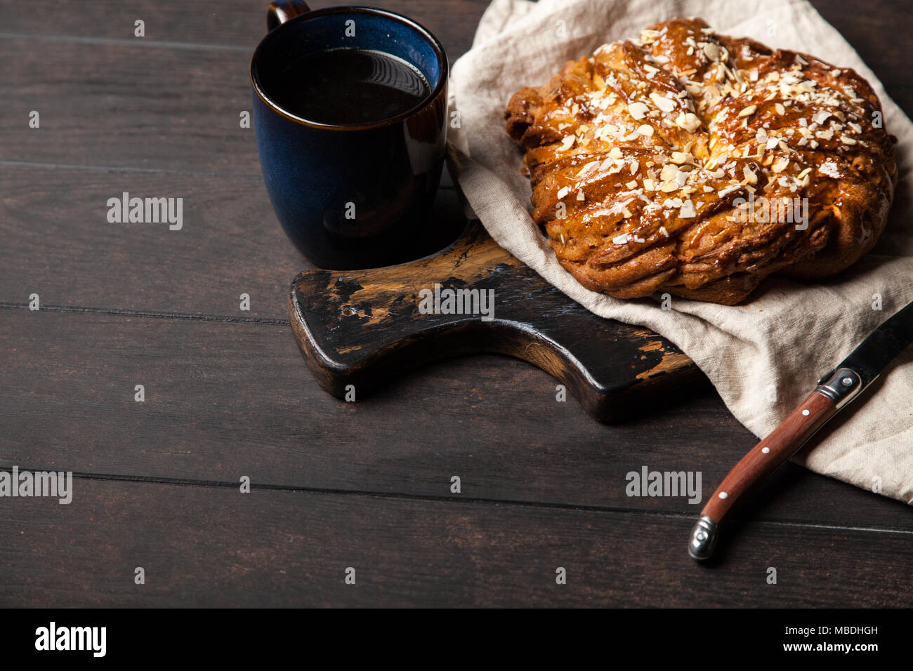 Sweet maple syrup bread Stock Photo - Alamy
