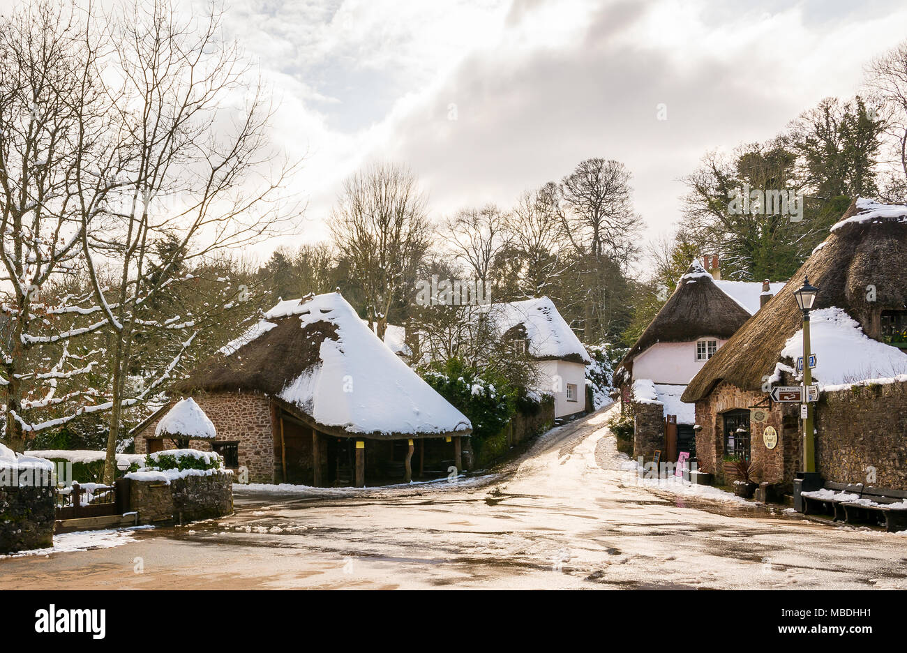 Cockington village hi-res stock photography and images - Alamy