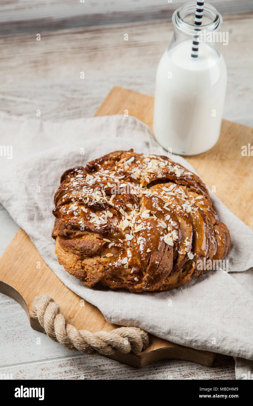 Sweet maple syrup bread Stock Photo - Alamy