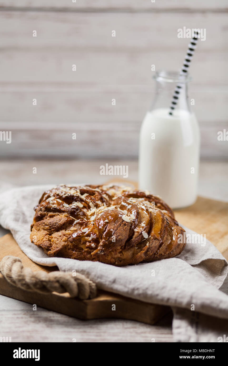 Sweet maple syrup bread Stock Photo - Alamy