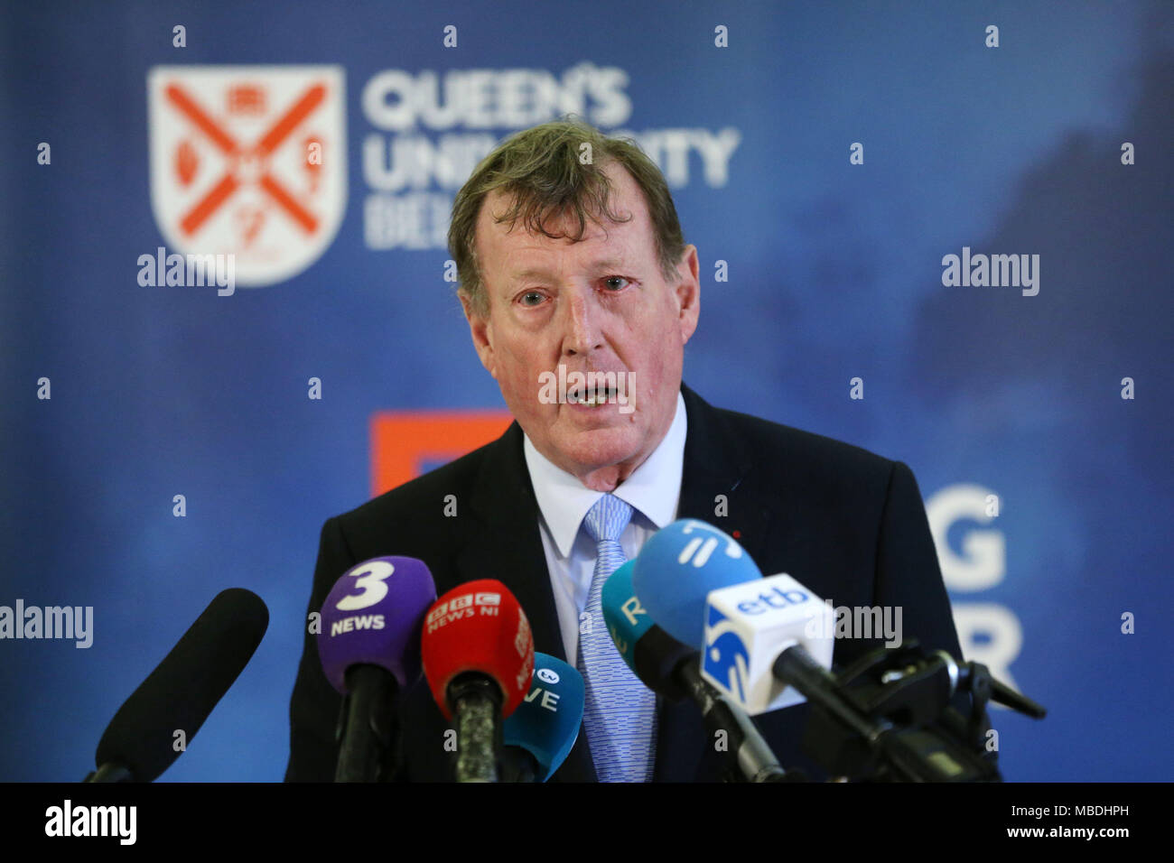 Lord David Trimble during an event to mark the 20th anniversary of the ...