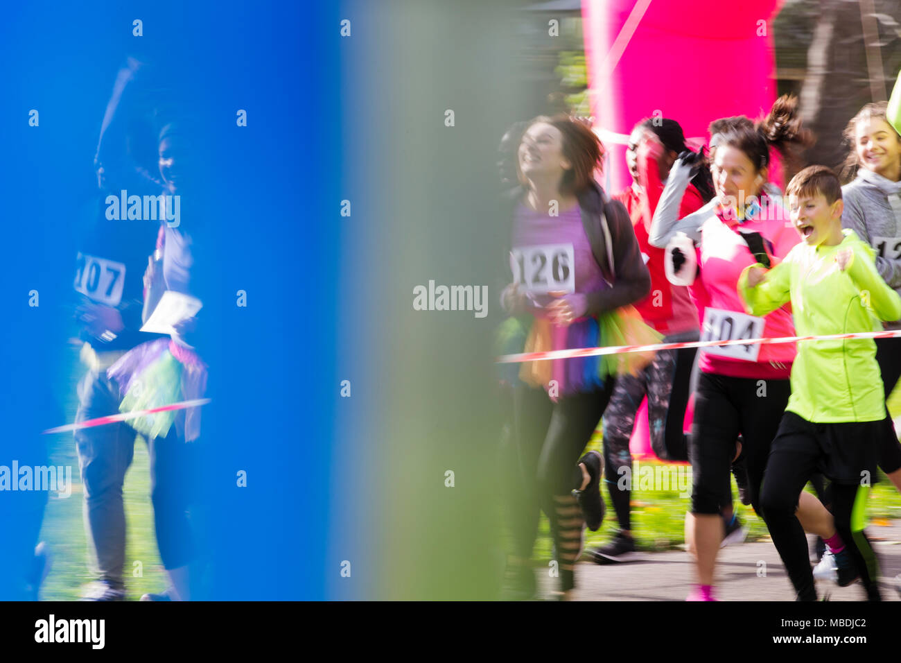 Charity run boy hi-res stock photography and images - Alamy