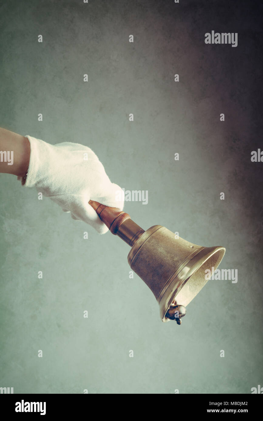 School bell ringing hi-res stock photography and images - Alamy