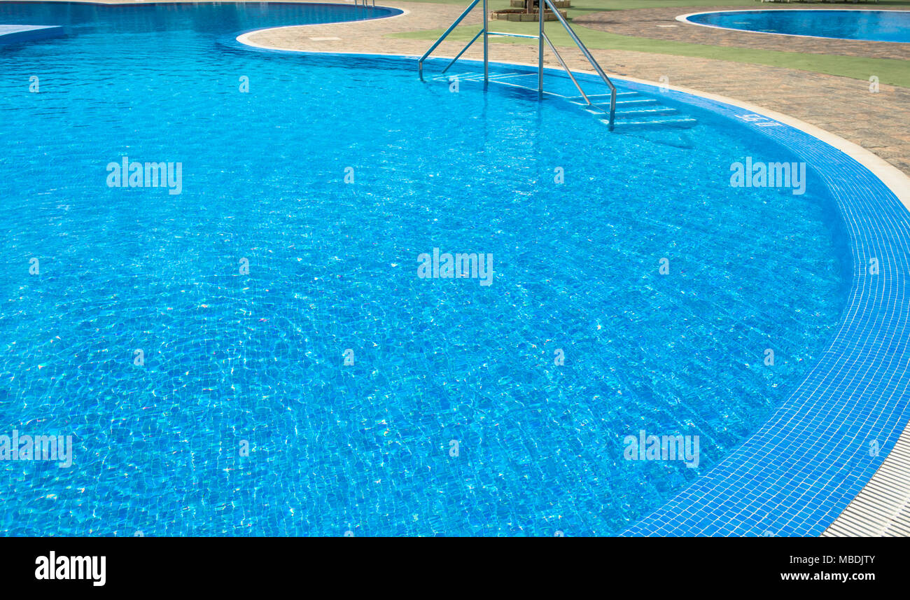 Swimming pool of luxury hotel Stock Photo - Alamy