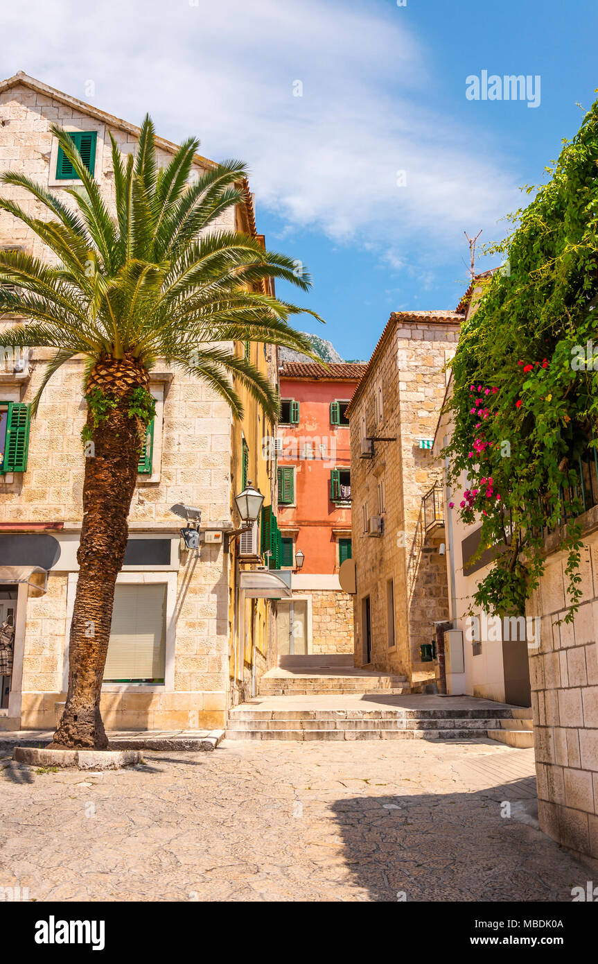 Medieval town buildings architecture Stock Photo - Alamy