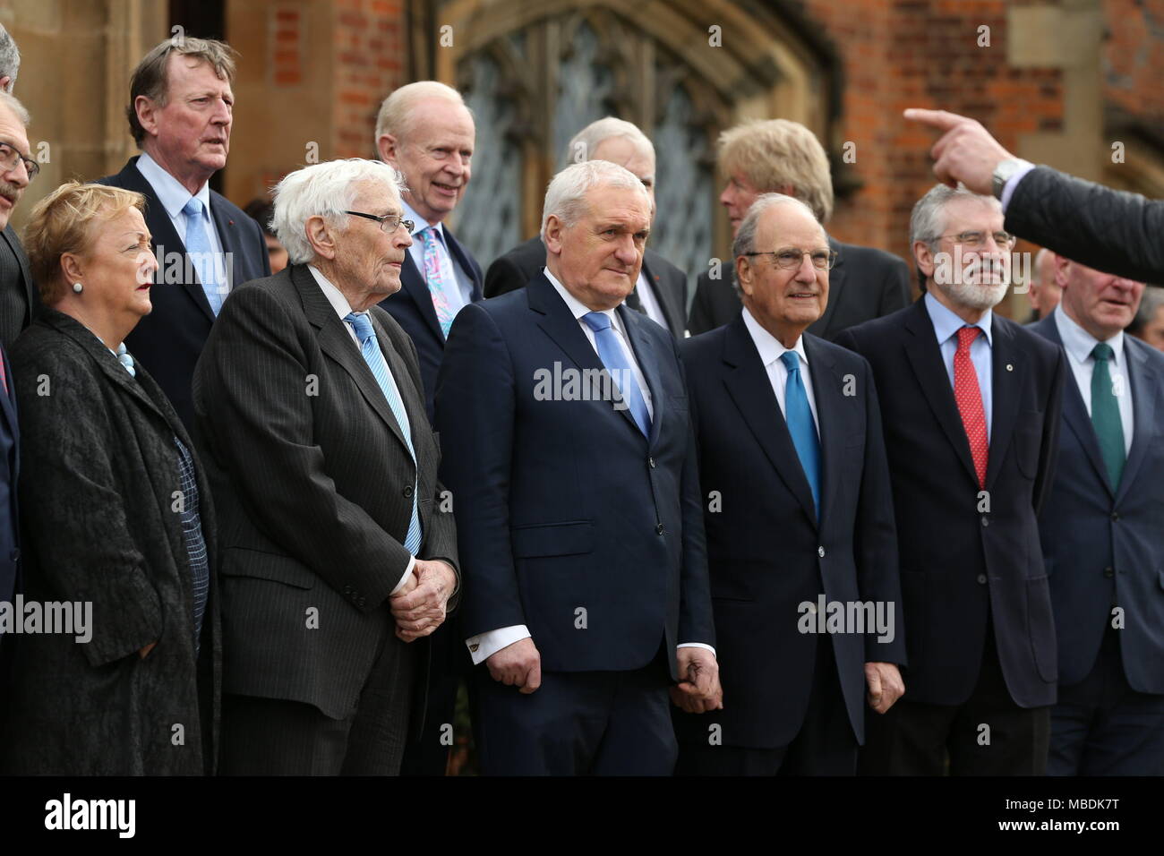 (back row left to right) Lord David Trimble, Sir Reg Empey, Lord Paul ...