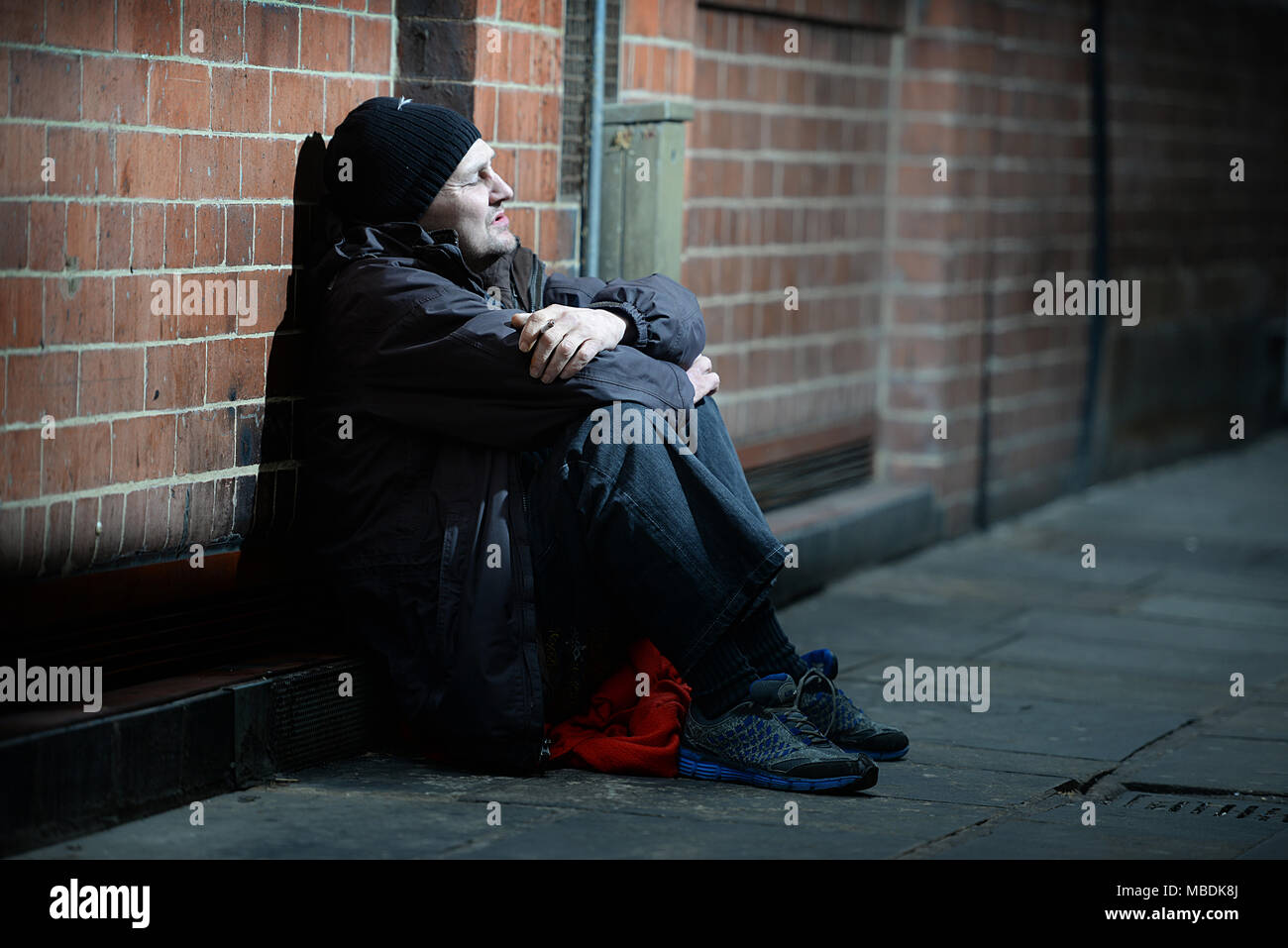 Homeless in Manchester,. England Stock Photo - Alamy
