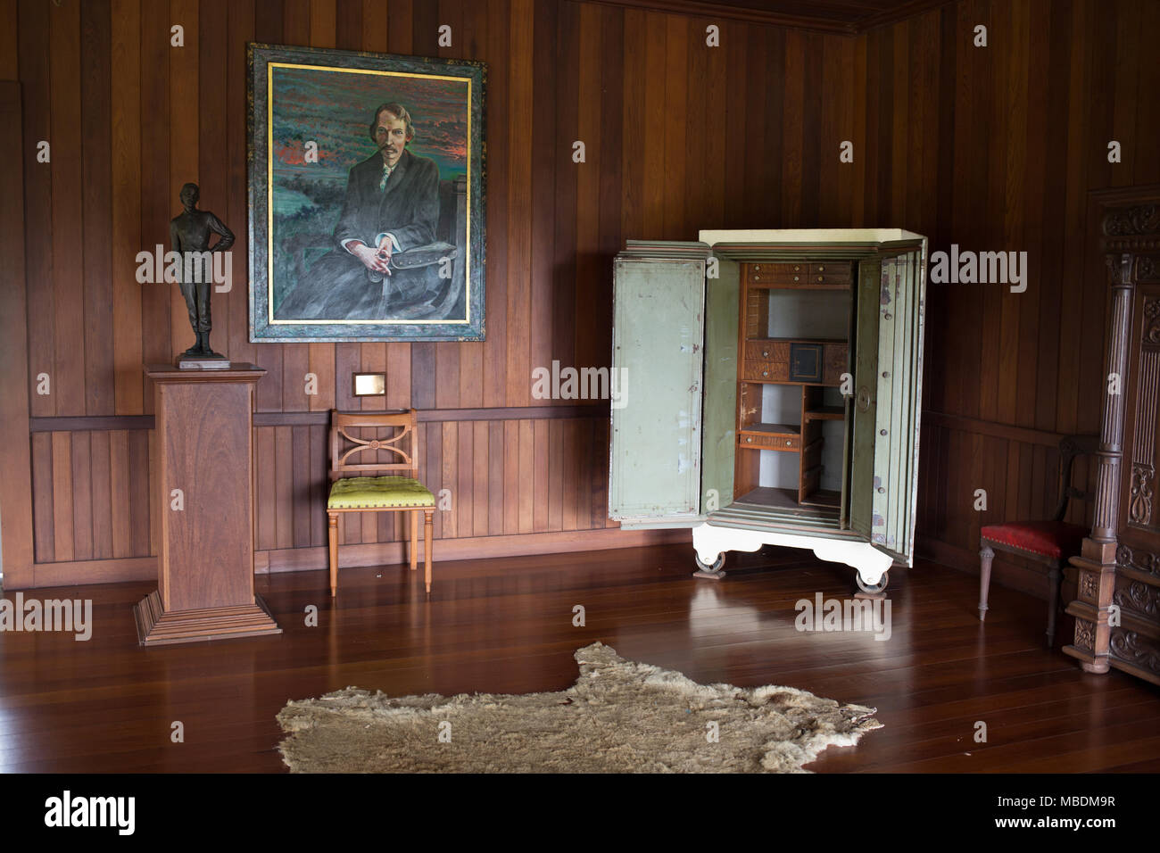 Robert Louis Stevenson Museum, in Apia, Samoa, on 24 November 2017 ...