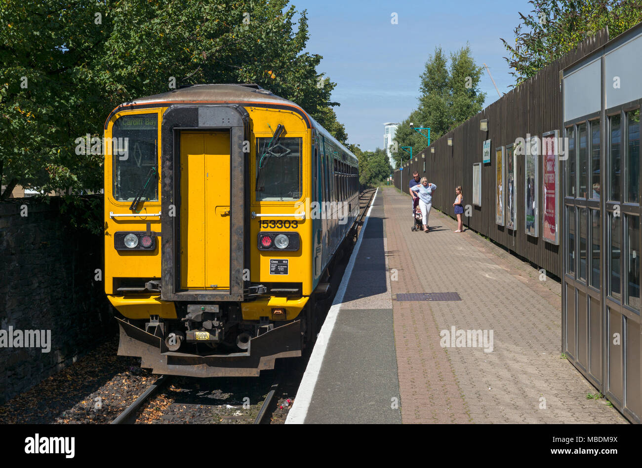Cardiff cardiff bay train arriva hi-res stock photography and images ...