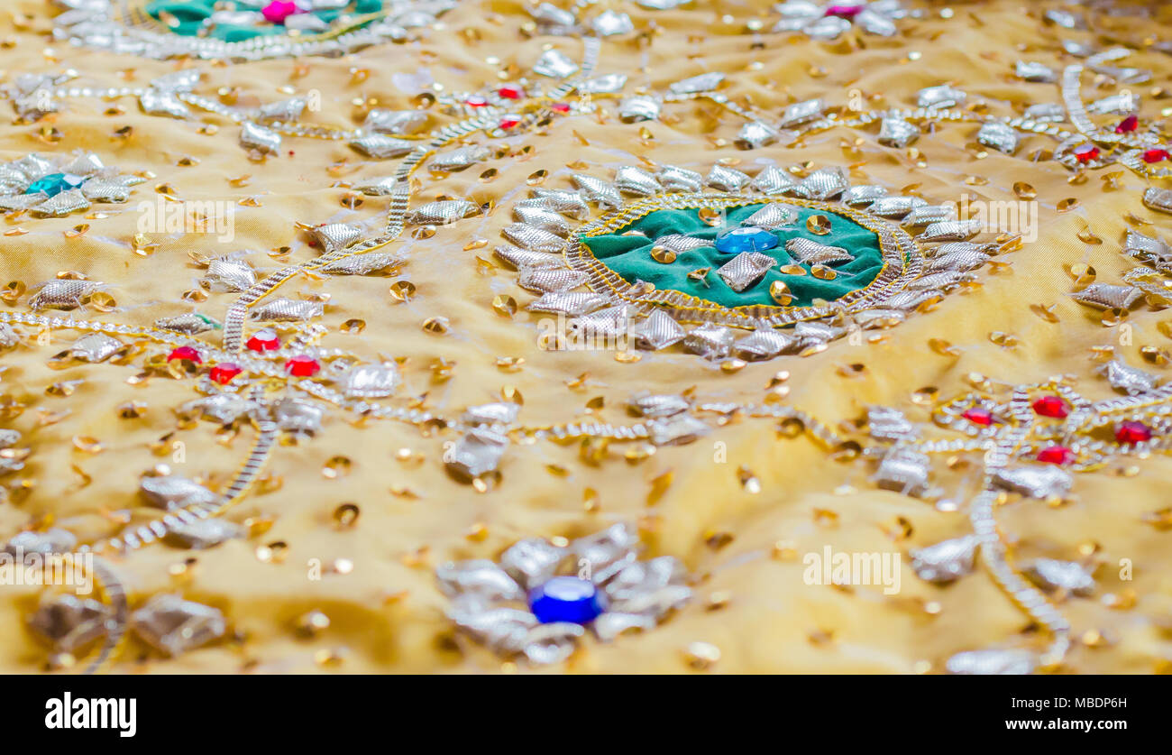 decorative cloth used during the Hindu ceremonies Stock Photo - Alamy