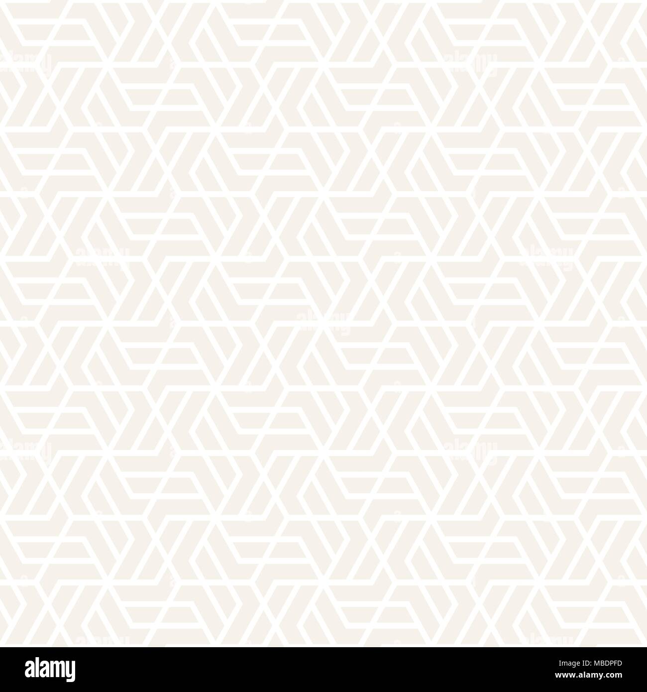 Vector Seamless Subtle Lattice Pattern Modern Stylish Texture With Monochrome Trellis