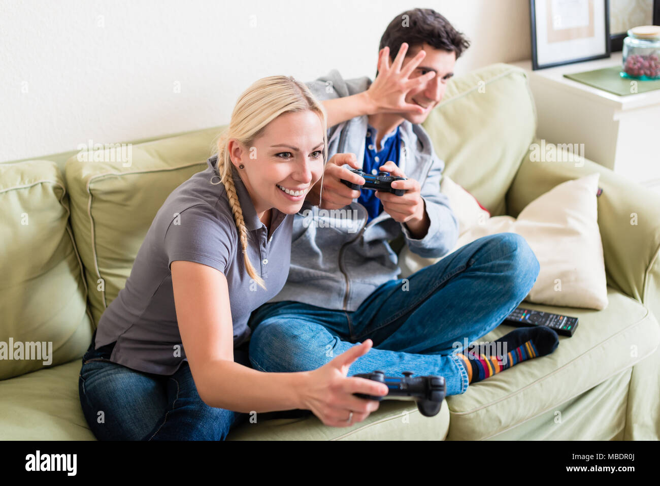 Couples Playing Video Games