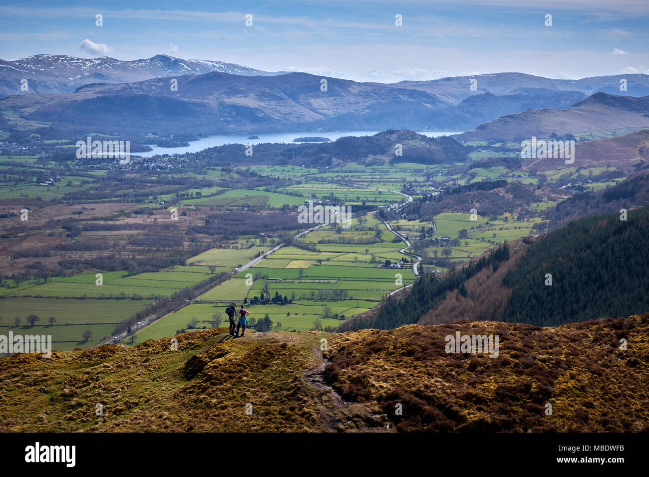 Summit cat bells mountain hi-res stock photography and images - Alamy