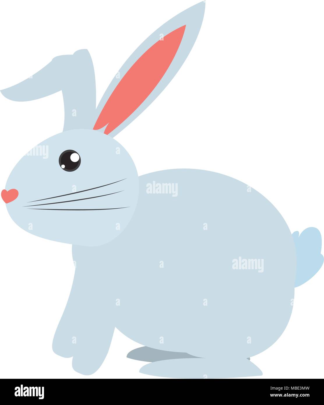 nature cute rabbit wild animal Stock Vector Image & Art - Alamy