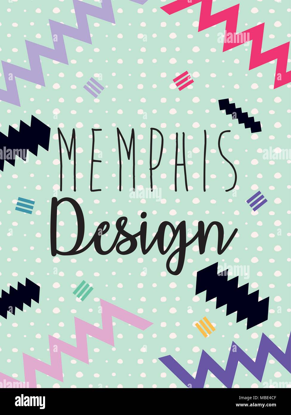 Memphis colorful background design Stock Vector Image & Art - Alamy