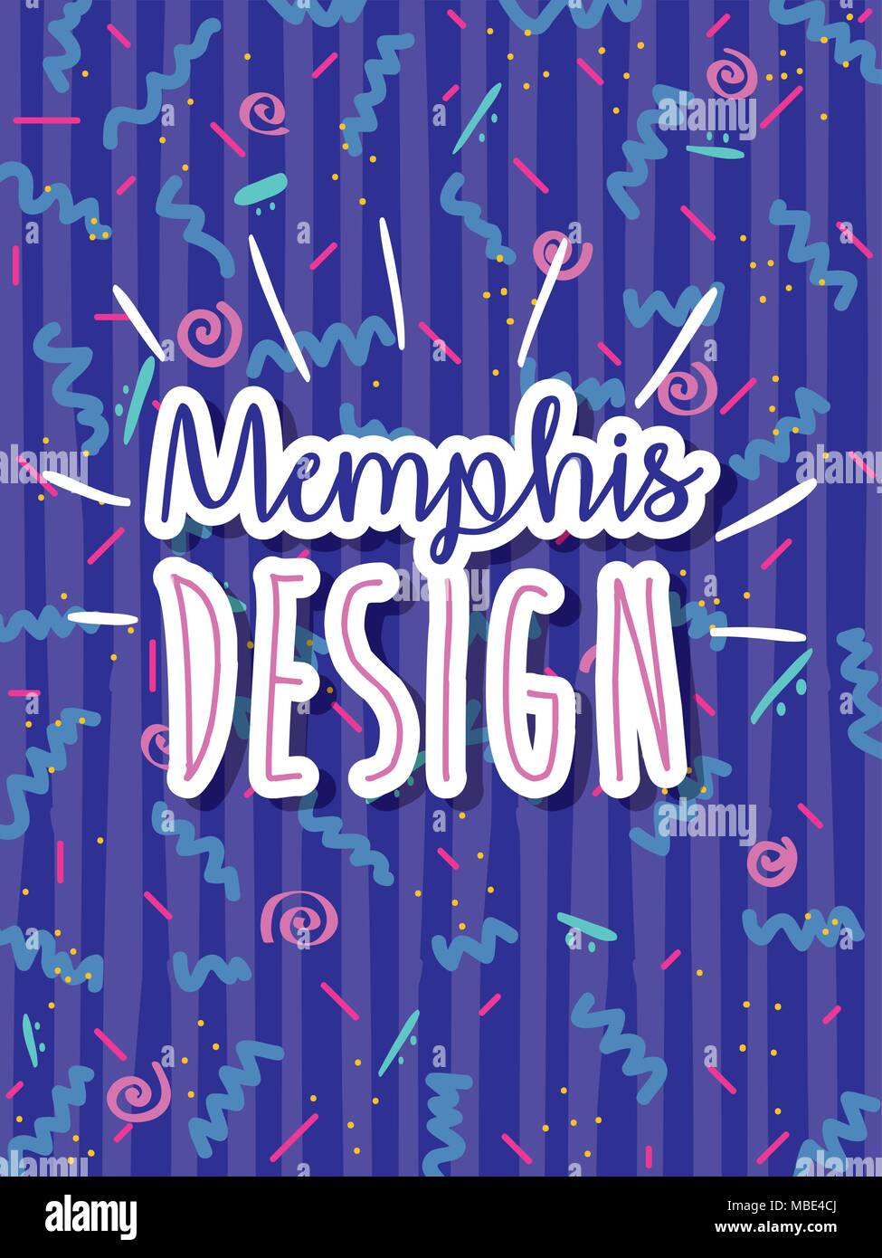 Memphis colorful background design Stock Vector Image & Art - Alamy