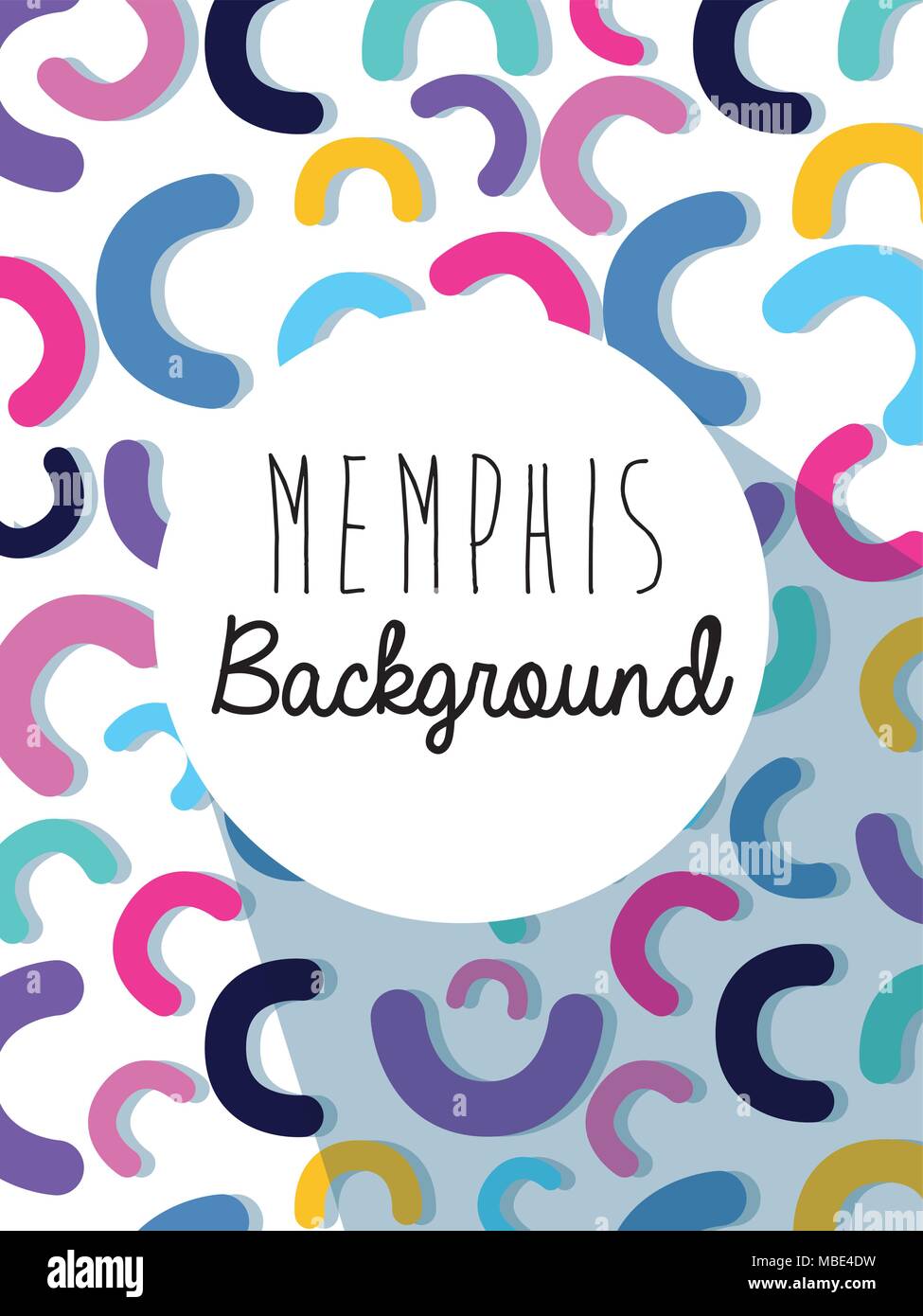 Memphis colorful background design Stock Vector Image & Art - Alamy
