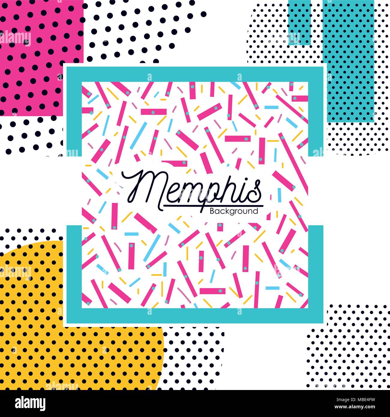 Memphis colorful background design Stock Vector Image & Art - Alamy