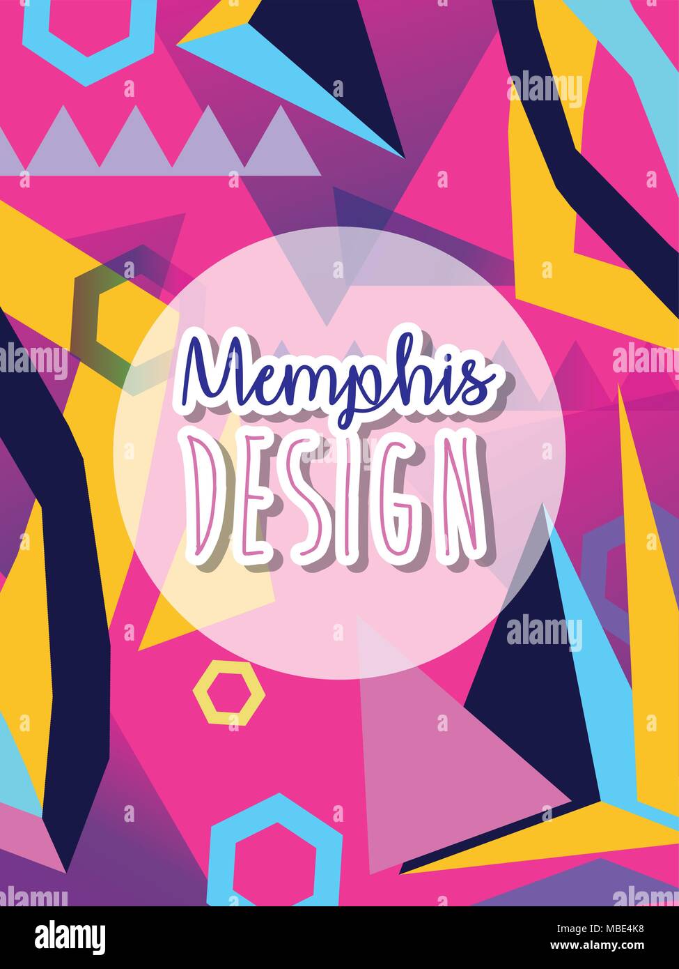 Memphis colorful background design Stock Vector Image & Art - Alamy