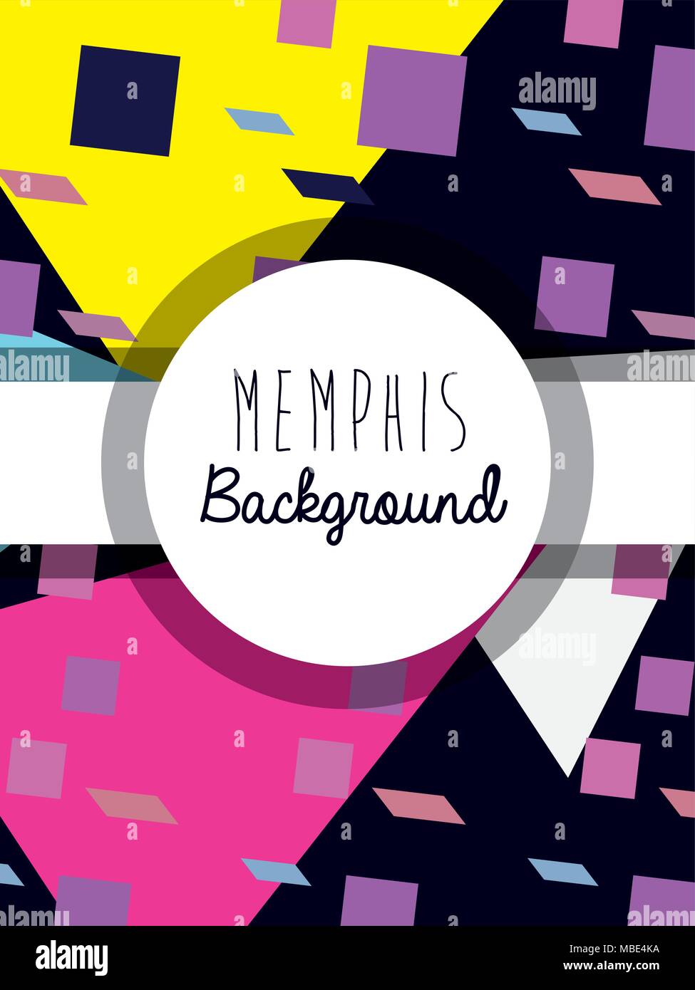 Memphis colorful background design Stock Vector Image & Art - Alamy