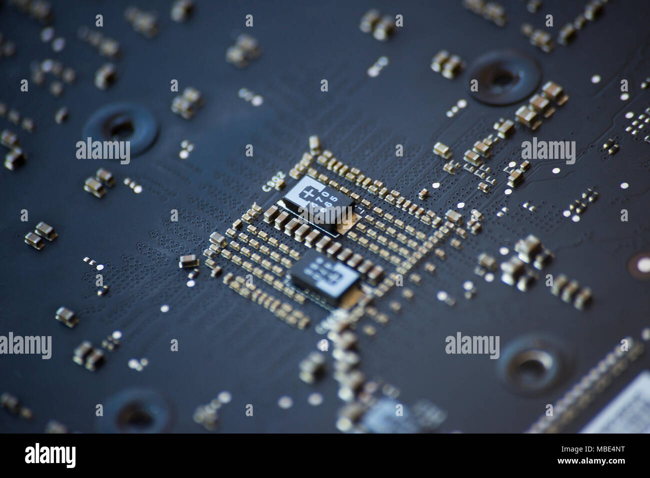 Electronic micro circuit Stock Photo - Alamy