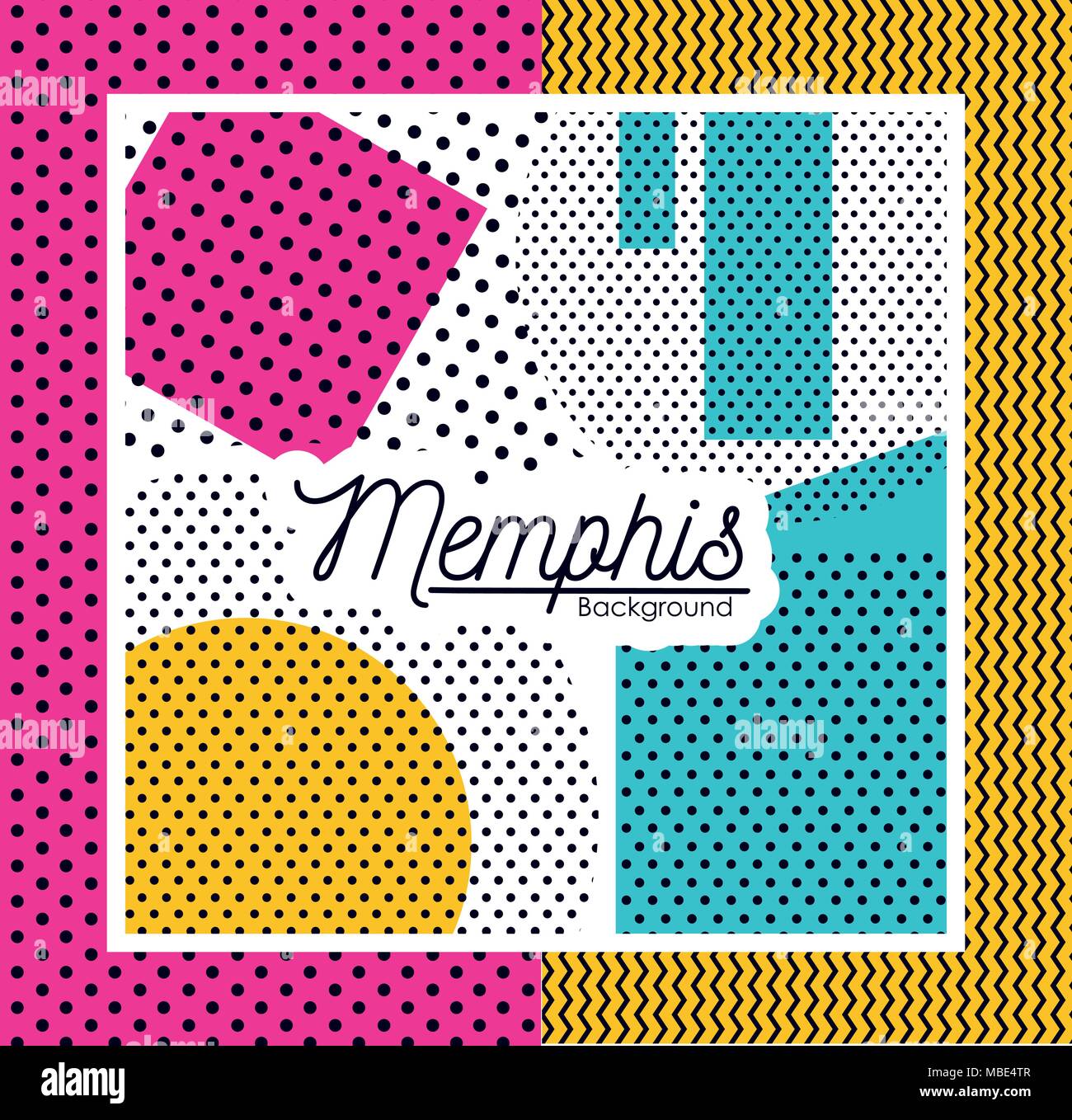 Memphis colorful background design Stock Vector Image & Art - Alamy