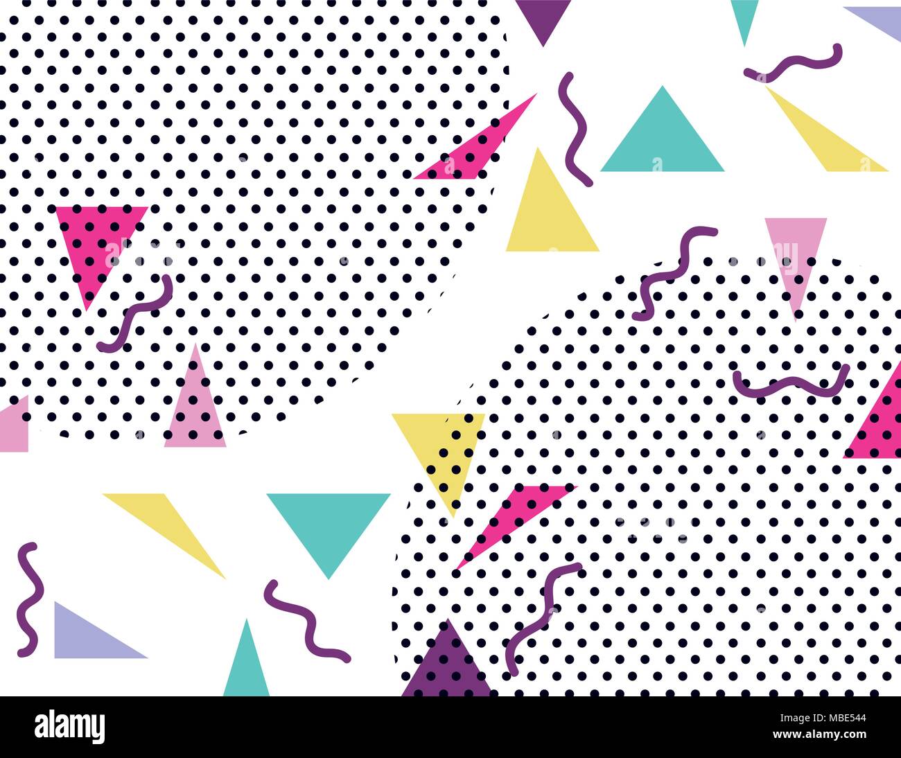 Memphis colorful background design Stock Vector Image & Art - Alamy