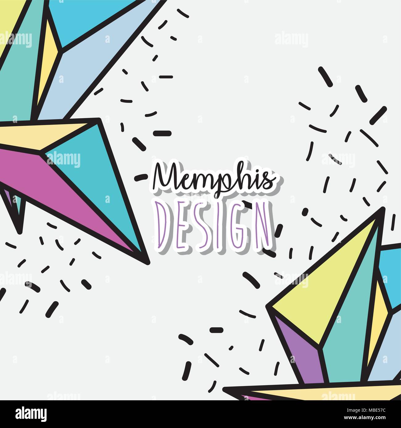 Memphis colorful background design Stock Vector Image & Art - Alamy