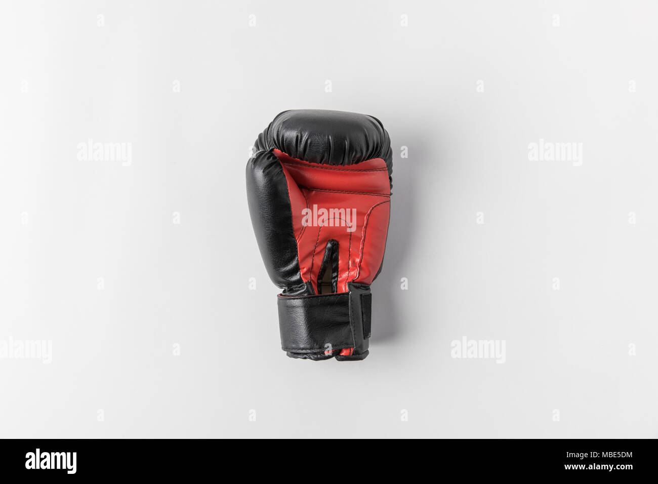 top view of boxing glove on white surface Stock Photo - Alamy