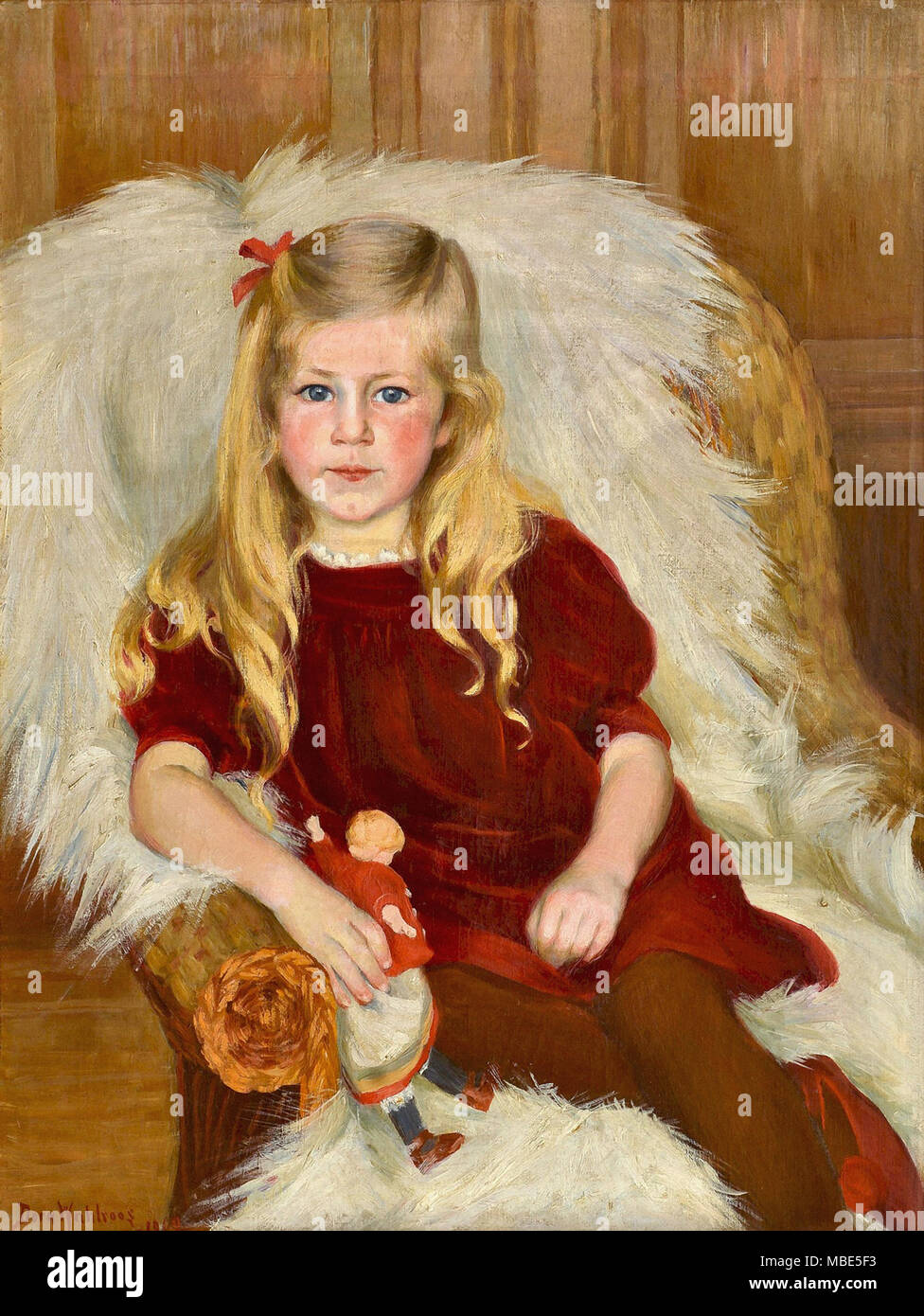 Wahlroos Dora - Portrait of a Girl Stock Photo - Alamy