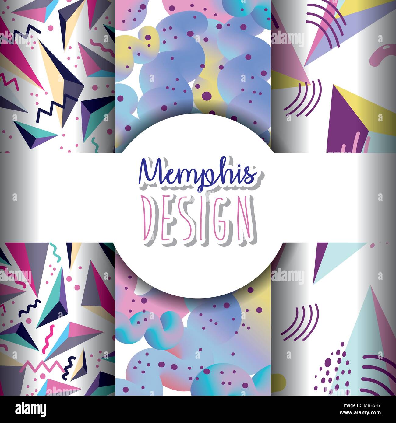 Memphis templates and backgrounds Stock Vector Image & Art - Alamy