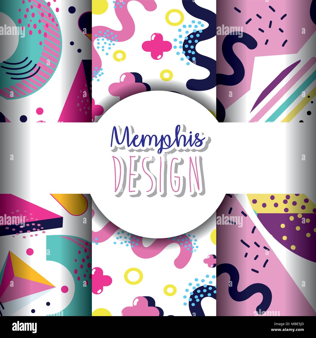 Memphis templates and backgrounds Stock Vector Image & Art - Alamy