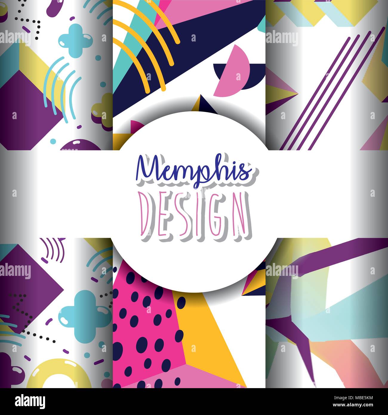 Memphis templates and backgrounds Stock Vector Image & Art - Alamy