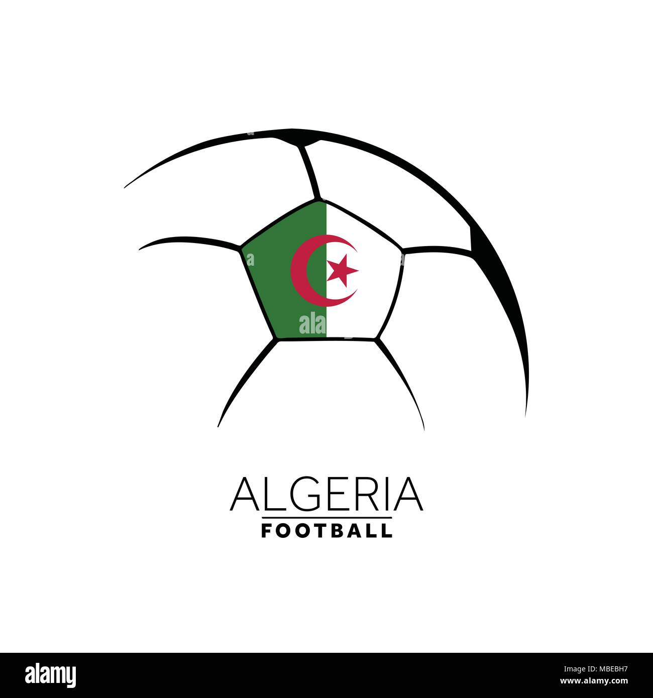 Algerian soccer ball Stock Vector Images - Alamy