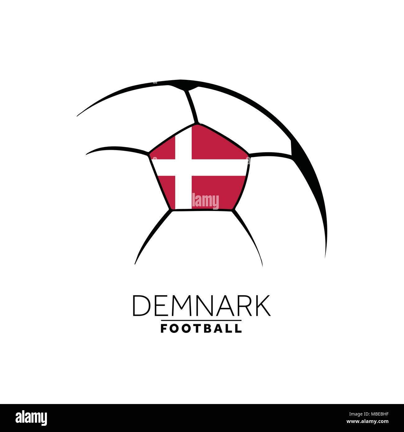 Denmark football logo Cut Out Stock Images & Pictures - Alamy
