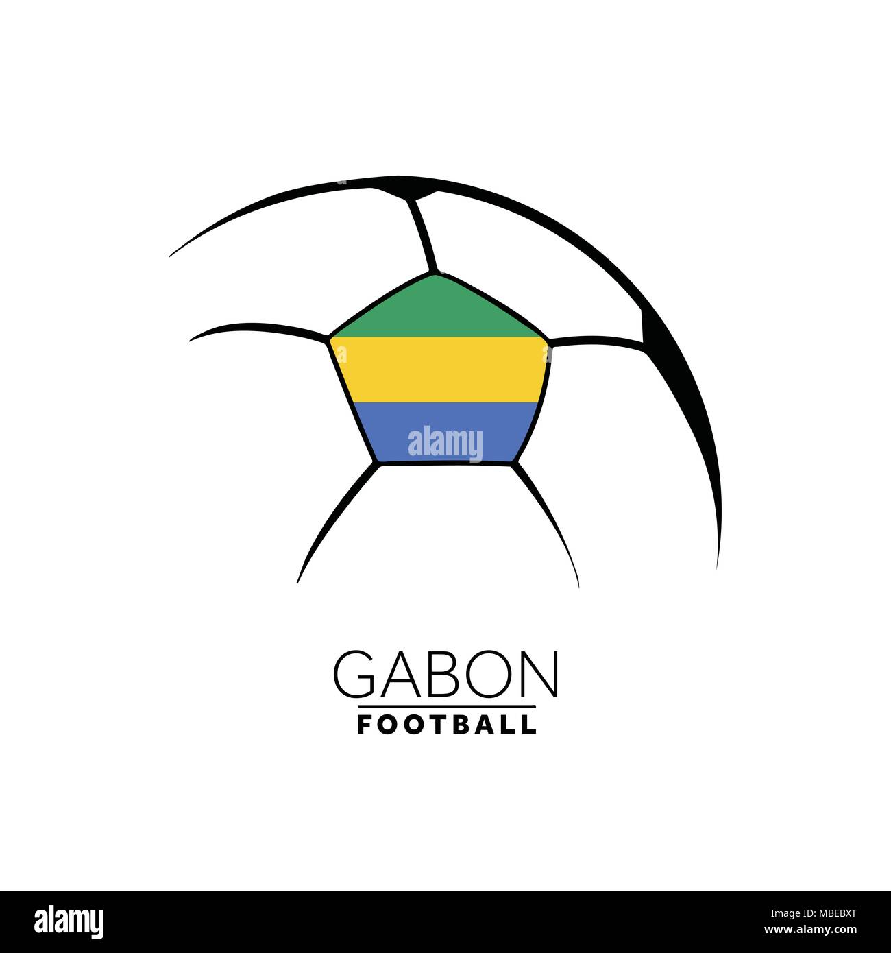 Gabon football Stock Vector Images - Alamy