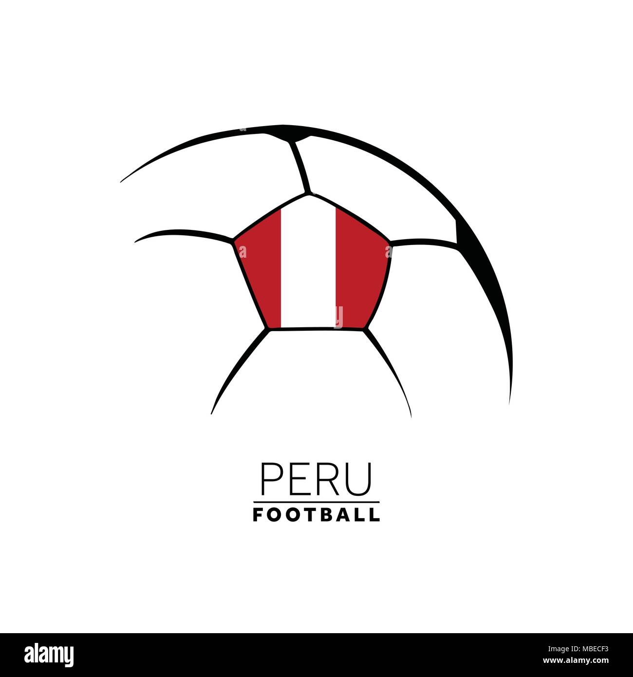 Peru Soccer Logo Soccer Flag Peru" Sticker For Sale By Melsens