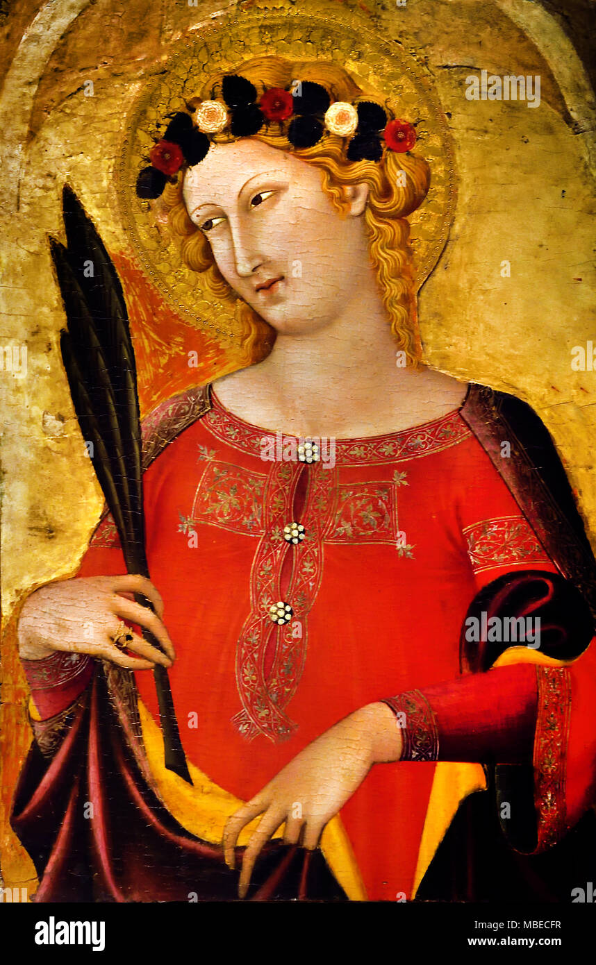 Polyptych Zucchetti by Francesco Traini (Traino) was an Italian painter ...