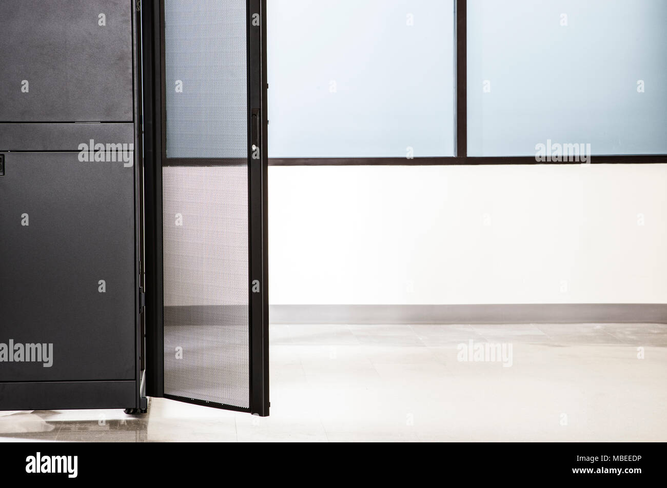 Rack housing servers in computer server farm Stock Photo - Alamy