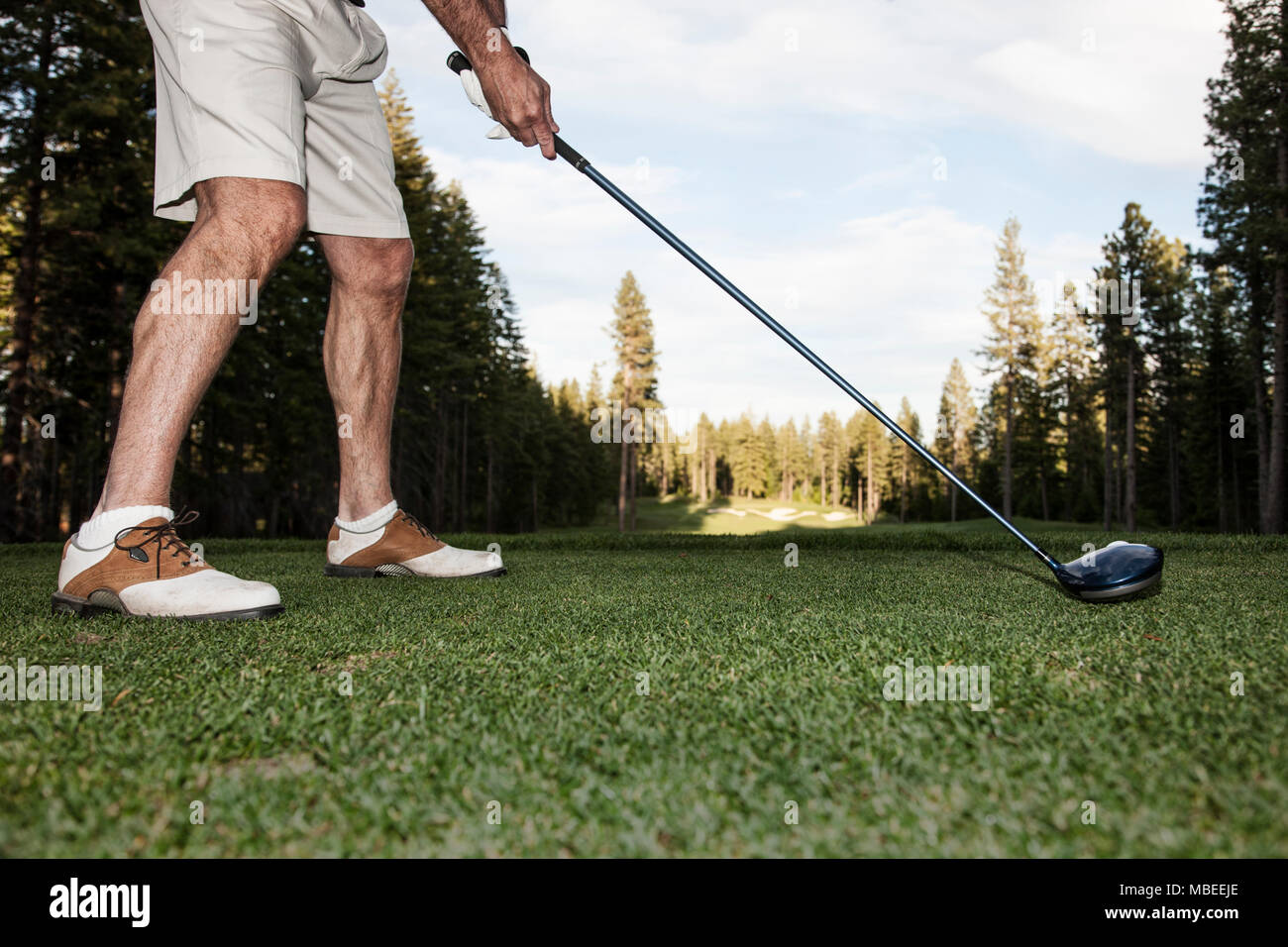 Teeing off during round golf hi-res stock photography and images - Alamy