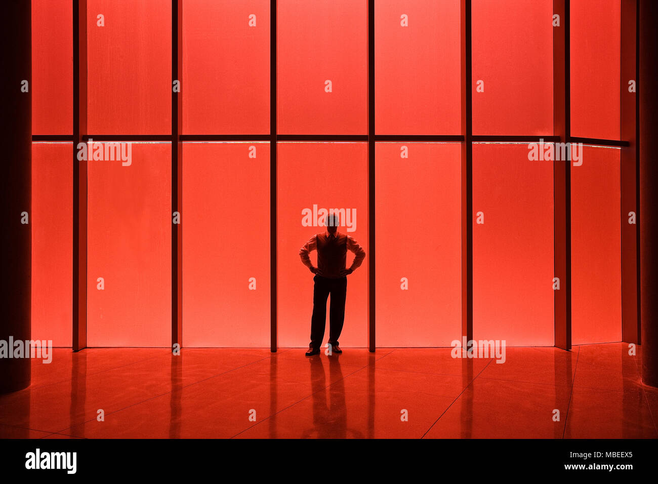 Red lit windows hi-res stock photography and images - Alamy